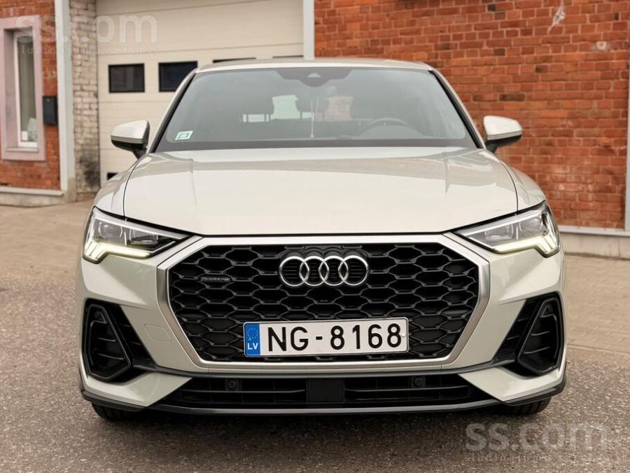 Grey Audi Q3 2022 in Cesis, with an engine capacity of 2.00 L and mileage of 70 thousand km for 29500 €, photo 13 on AUTOMOTO.COM.LV