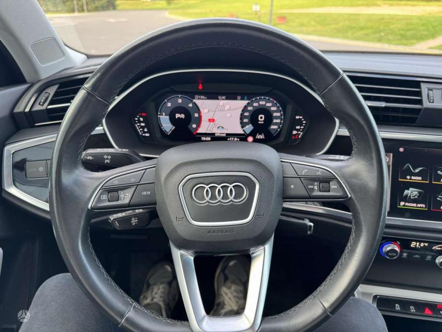 Pelēks Audi Q3 2022 Viļņa, ar dzinēja tilpumu 1.97 L un nobraukumu 168 tūkst. km par 21300 €, foto 15 vietnē AUTOMOTO.COM.LV