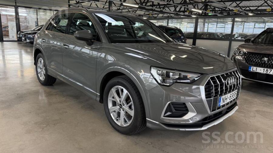Pelēks Audi Q3 2022 Rīga, ar dzinēja tilpumu 2.00 L un nobraukumu 19 tūkst. km par 26900 €, foto 8 vietnē AUTOMOTO.COM.LV