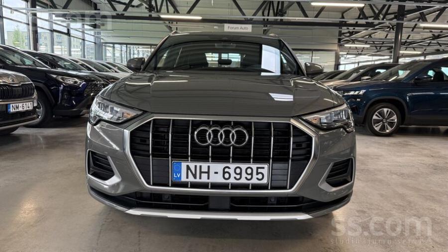 Pelēks Audi Q3 2022 Rīga, ar dzinēja tilpumu 2.00 L un nobraukumu 19 tūkst. km par 26900 €, foto 9 vietnē AUTOMOTO.COM.LV