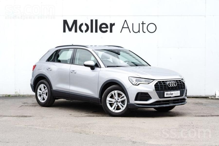 Grey Audi Q3 2023 in Riga, with an engine capacity of 1.00 L and mileage of 19 thousand km for 23900 €, photo 3 on AUTOMOTO.COM.LV