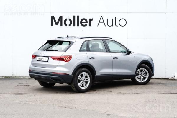 Grey Audi Q3 2023 in Riga, with an engine capacity of 1.50 L and mileage of 19 thousand km for 23900 €, photo 4 on AUTOMOTO.COM.LV