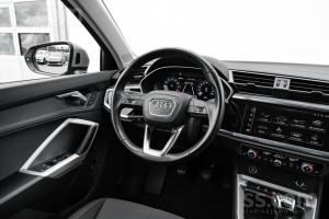 Grey Audi Q3 2023 in Riga, with an engine capacity of 1.50 L and mileage of 19 thousand km for 23900 €, photo 27 on AUTOMOTO.COM.LV