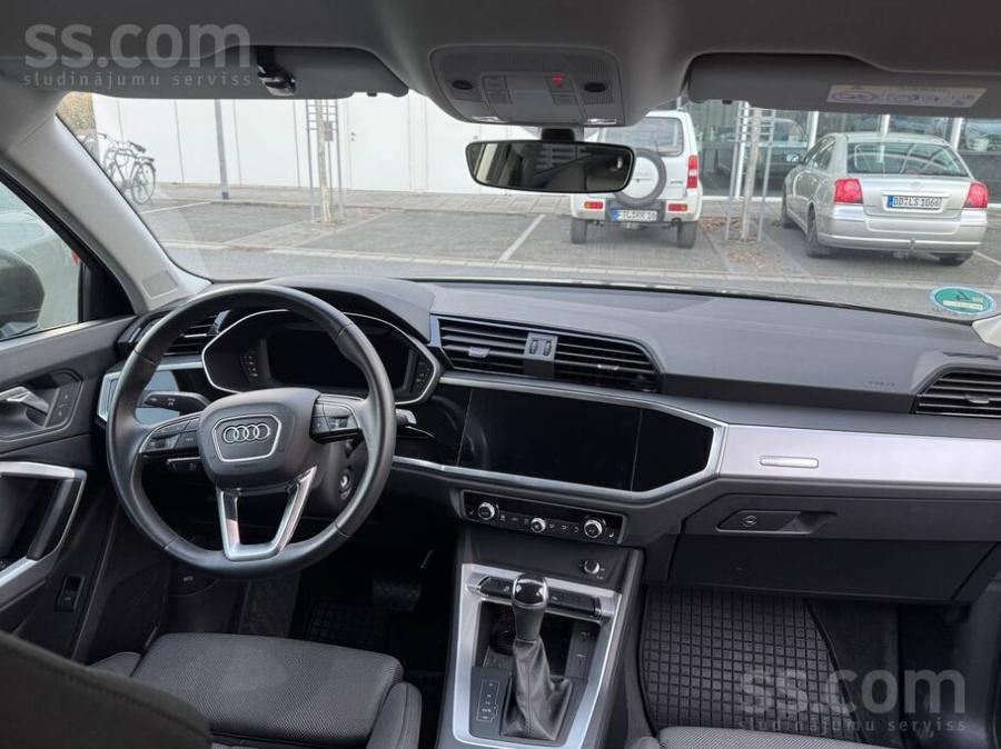 Grey Audi Q3 2023 in Riga, with an engine capacity of 1.50 L and mileage of 54 thousand km for 33000 €, photo 7 on AUTOMOTO.COM.LV