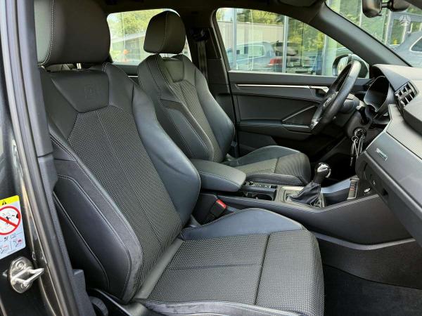 Grey Audi Q3 2023 in Kaunas, with an engine capacity of 1.50 L and mileage of 198 thousand km for 23900 €, photo 10 on AUTOMOTO.COM.LV