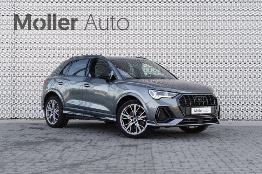 Pelēks Audi Q3 2023 Mārupe, ar dzinēja tilpumu 1.40 L un nobraukumu 124 tūkst. km par 31250 €, foto 3 vietnē AUTOMOTO.COM.LV