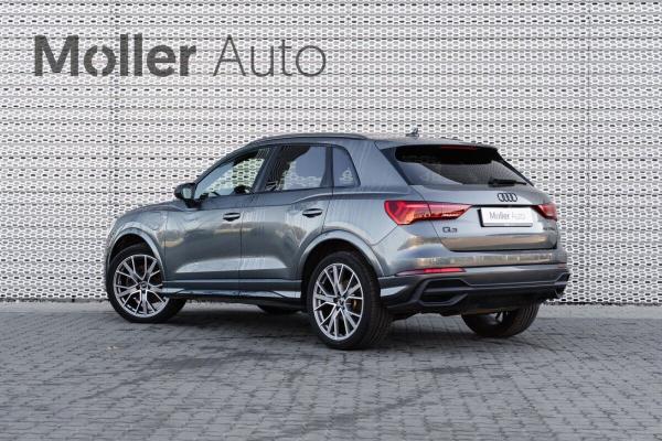 Pelēks Audi Q3 2023 Mārupe, ar dzinēja tilpumu 1.40 L un nobraukumu 124 tūkst. km par 31250 €, foto 4 vietnē AUTOMOTO.COM.LV
