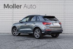 Pelēks Audi Q3 2023 Mārupe, ar dzinēja tilpumu 1.40 L un nobraukumu 124 tūkst. km par 31250 €, foto 4 vietnē AUTOMOTO.COM.LV