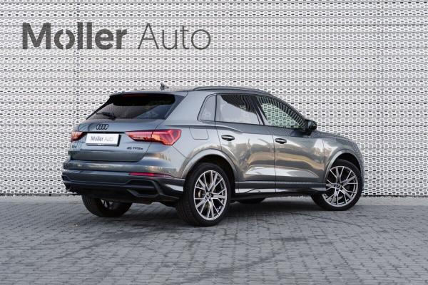 Pelēks Audi Q3 2023 Mārupe, ar dzinēja tilpumu 1.40 L un nobraukumu 124 tūkst. km par 31250 €, foto 5 vietnē AUTOMOTO.COM.LV