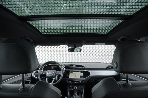Pelēks Audi Q3 2023 Mārupe, ar dzinēja tilpumu 1.40 L un nobraukumu 124 tūkst. km par 31250 €, foto 8 vietnē AUTOMOTO.COM.LV