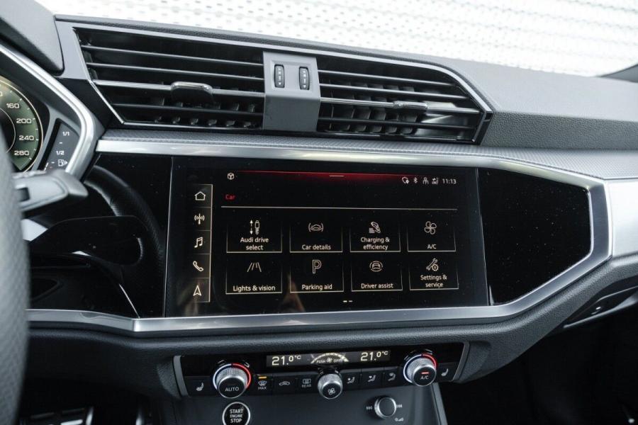 Pelēks Audi Q3 2023 Mārupe, ar dzinēja tilpumu 1.40 L un nobraukumu 124 tūkst. km par 31250 €, foto 22 vietnē AUTOMOTO.COM.LV