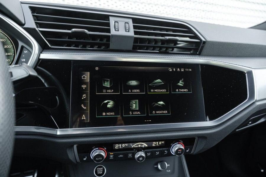 Pelēks Audi Q3 2023 Mārupe, ar dzinēja tilpumu 1.40 L un nobraukumu 124 tūkst. km par 31250 €, foto 27 vietnē AUTOMOTO.COM.LV