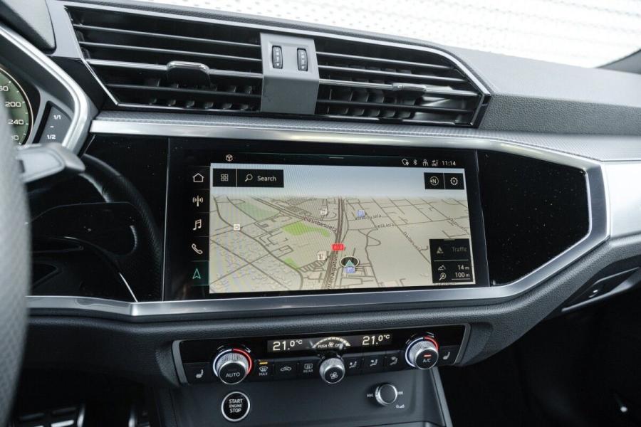 Pelēks Audi Q3 2023 Mārupe, ar dzinēja tilpumu 1.40 L un nobraukumu 124 tūkst. km par 31250 €, foto 28 vietnē AUTOMOTO.COM.LV