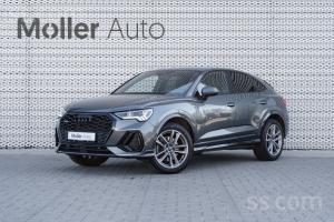 Grey Audi Q3 2024 in Riga, with an engine capacity of 2.00 L and mileage of 24 thousand km for 39900 €, photo  on AUTOMOTO.COM.LV