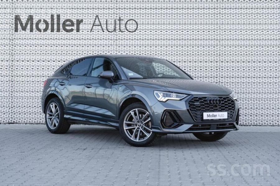 Pelēks Audi Q3 2024 Rīga, ar dzinēja tilpumu 2.00 L un nobraukumu 24 tūkst. km par 39900 €, foto 3 vietnē AUTOMOTO.COM.LV