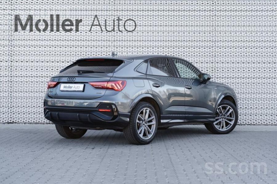 Pelēks Audi Q3 2024 Rīga, ar dzinēja tilpumu 2.00 L un nobraukumu 24 tūkst. km par 39900 €, foto 5 vietnē AUTOMOTO.COM.LV