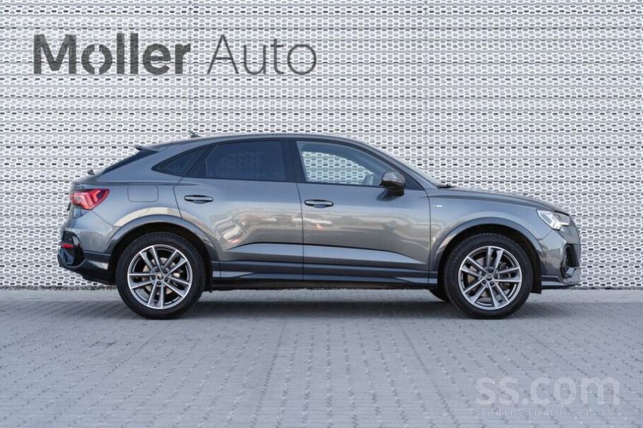 Pelēks Audi Q3 2024 Rīga, ar dzinēja tilpumu 2.00 L un nobraukumu 24 tūkst. km par 39900 €, foto 6 vietnē AUTOMOTO.COM.LV