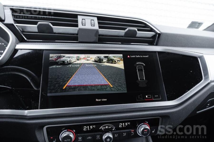 Pelēks Audi Q3 2024 Rīga, ar dzinēja tilpumu 2.00 L un nobraukumu 24 tūkst. km par 39900 €, foto 18 vietnē AUTOMOTO.COM.LV