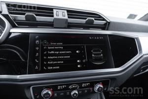 Pelēks Audi Q3 2024 Rīga, ar dzinēja tilpumu 2.00 L un nobraukumu 24 tūkst. km par 39900 €, foto 22 vietnē AUTOMOTO.COM.LV