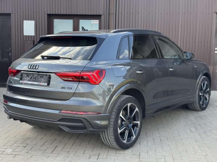 Pelēks Audi Q3 2025 Telšiai, ar dzinēja tilpumu 1.97 L un nobraukumu 0 tūkst. km par 36000 €, foto 7 vietnē AUTOMOTO.COM.LV