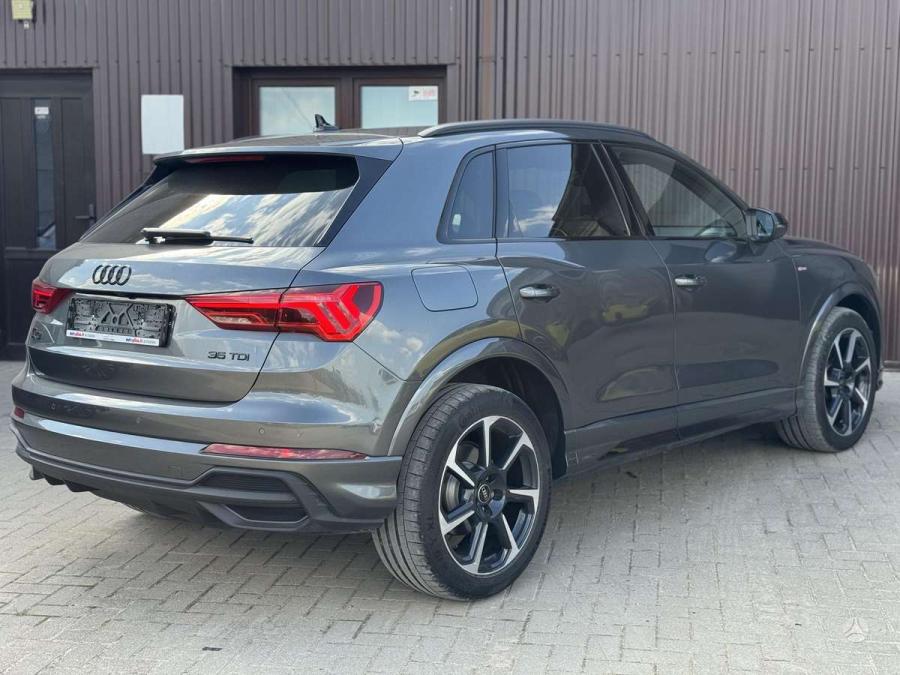 Pelēks Audi Q3 2025 Telšiai, ar dzinēja tilpumu 1.97 L un nobraukumu 0 tūkst. km par 36000 €, foto 8 vietnē AUTOMOTO.COM.LV