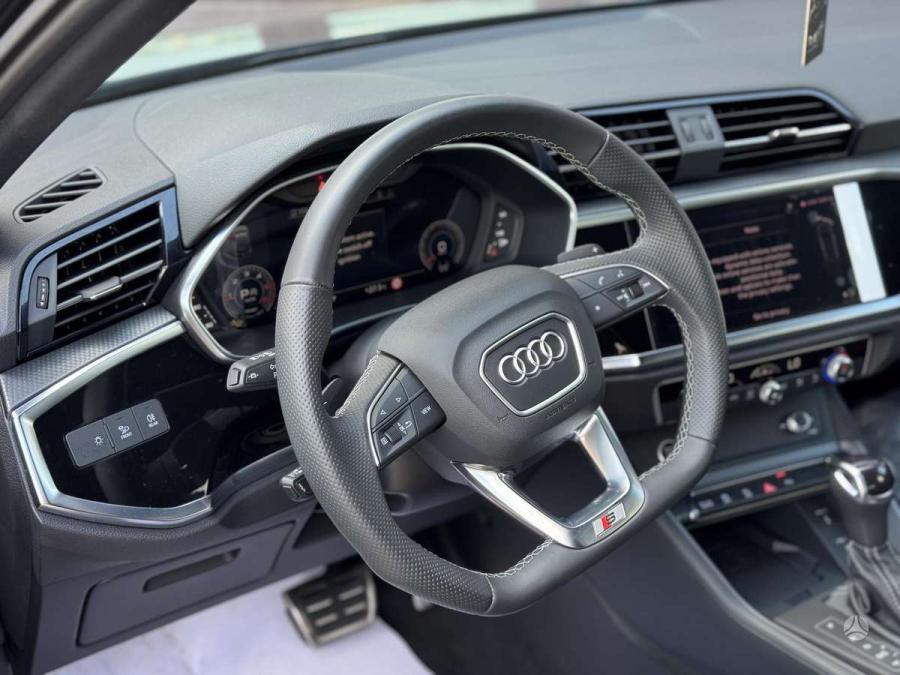 Pelēks Audi Q3 2025 Telšiai, ar dzinēja tilpumu 1.97 L un nobraukumu 0 tūkst. km par 36000 €, foto 14 vietnē AUTOMOTO.COM.LV