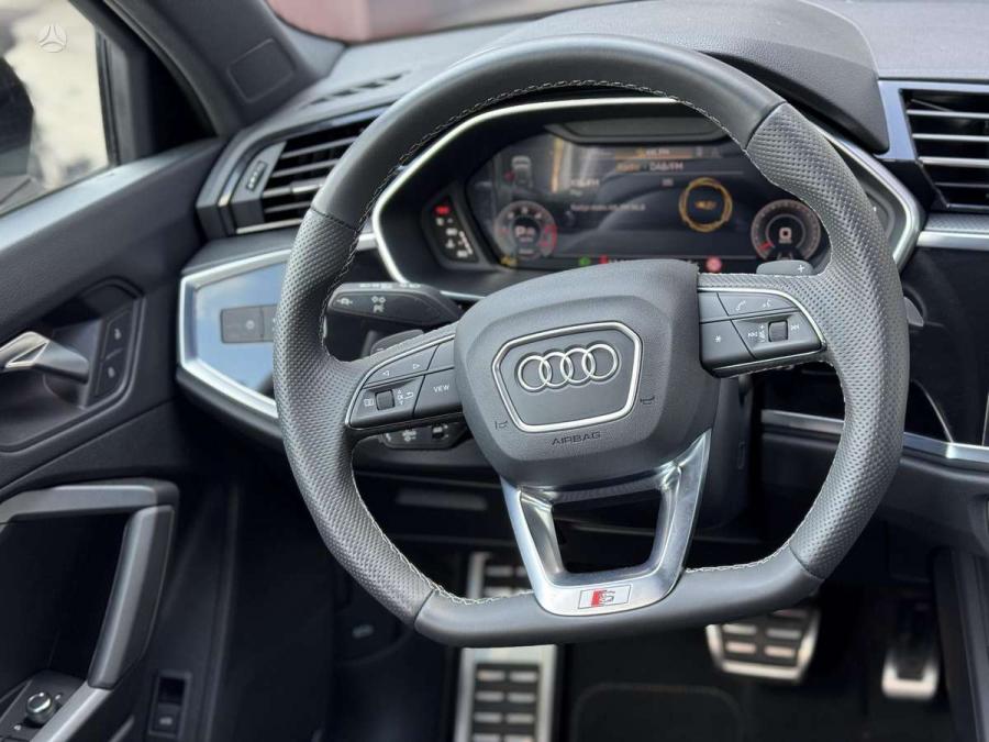 Pelēks Audi Q3 2025 Telšiai, ar dzinēja tilpumu 1.97 L un nobraukumu 0 tūkst. km par 36000 €, foto 21 vietnē AUTOMOTO.COM.LV