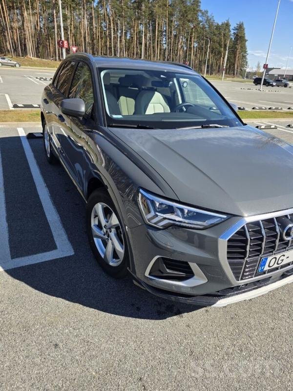 Grey Audi Q3 2025 in Riga, with an engine capacity of 1.50 L and mileage of 13 thousand km for 32500 €, photo 2 on AUTOMOTO.COM.LV