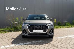Grey Audi Q3 2025 in Vilnius, with an engine capacity of 2.00 L and mileage of 18 thousand km for 39650 €, photo 3 on AUTOMOTO.COM.LV