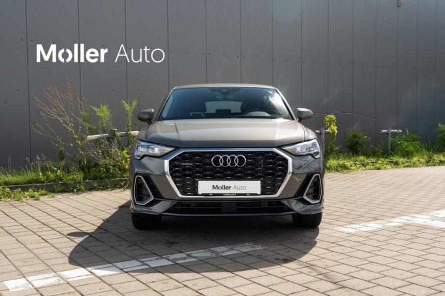 Grey Audi Q3 2025 in Vilnius, with an engine capacity of 2.00 L and mileage of 18 thousand km for 39650 €, photo 3 on AUTOMOTO.COM.LV