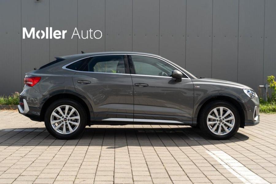 Grey Audi Q3 2025 in Vilnius, with an engine capacity of 2.00 L and mileage of 18 thousand km for 39650 €, photo 8 on AUTOMOTO.COM.LV