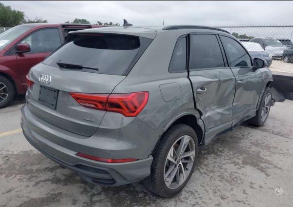 Grey Audi Q3 2025 in Kaunas, with an engine capacity of 1.98 L and mileage of 16 thousand km for 17500 €, photo 3 on AUTOMOTO.COM.LV