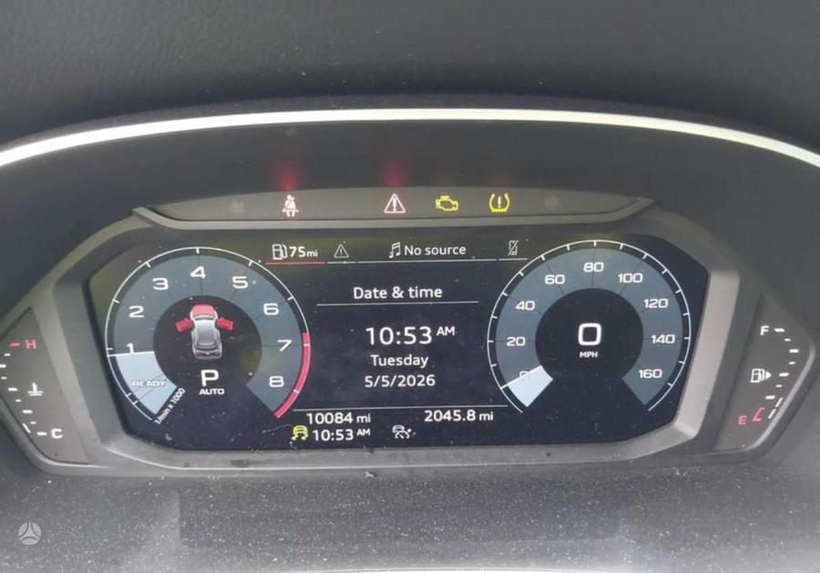 Pelēks Audi Q3 2025 Kauņa, ar dzinēja tilpumu 1.98 L un nobraukumu 16 tūkst. km par 17500 €, foto 7 vietnē AUTOMOTO.COM.LV