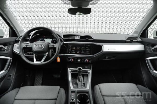 Audi Q3 2025 Rīga vietnē Pelēks Audi Q3 2025 Rīga, ar dzinēja tilpumu 1.50 L un nobraukumu 7 tūkst. km par 36200 €, foto 7 vietnē AUTOMOTO.COM.LV
