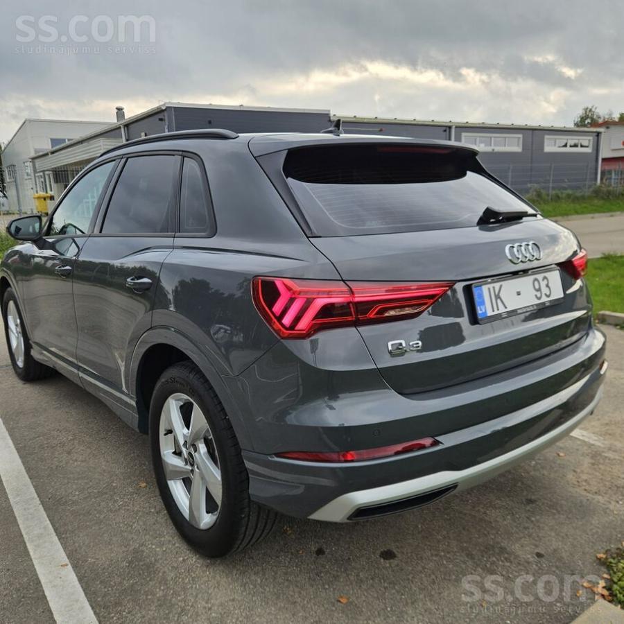 Grey Audi Q3 2025 in Riga, with an engine capacity of 1.50 L and mileage of 19 thousand km for 34700 €, photo 6 on AUTOMOTO.COM.LV