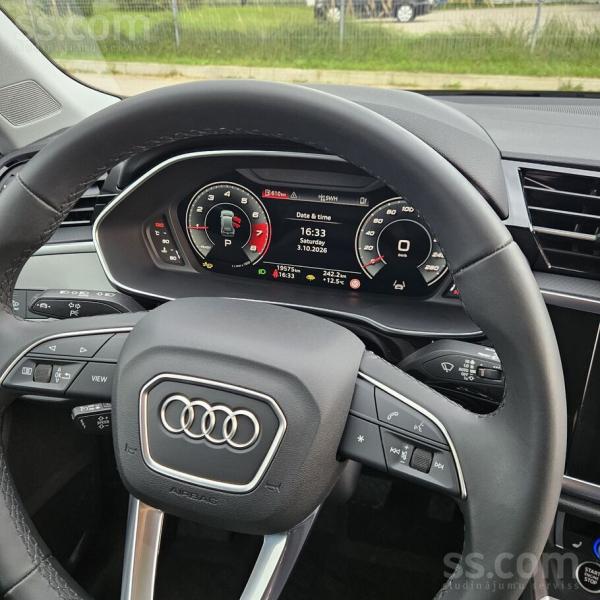 Grey Audi Q3 2025 in Riga, with an engine capacity of 1.50 L and mileage of 19 thousand km for 34700 €, photo 8 on AUTOMOTO.COM.LV