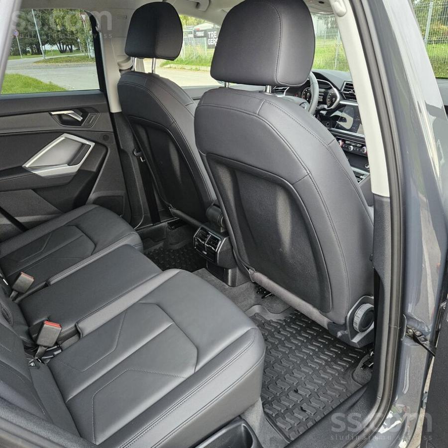Grey Audi Q3 2025 in Riga, with an engine capacity of 1.50 L and mileage of 19 thousand km for 34700 €, photo 10 on AUTOMOTO.COM.LV