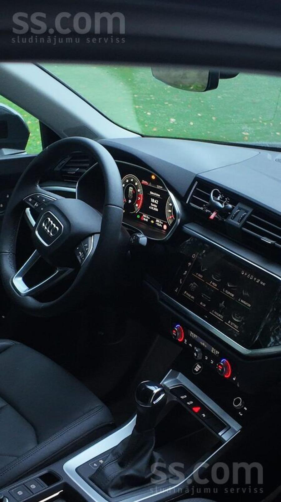 Grey Audi Q3 2025 in Riga, with an engine capacity of 1.50 L and mileage of 19 thousand km for 34700 €, photo 15 on AUTOMOTO.COM.LV
