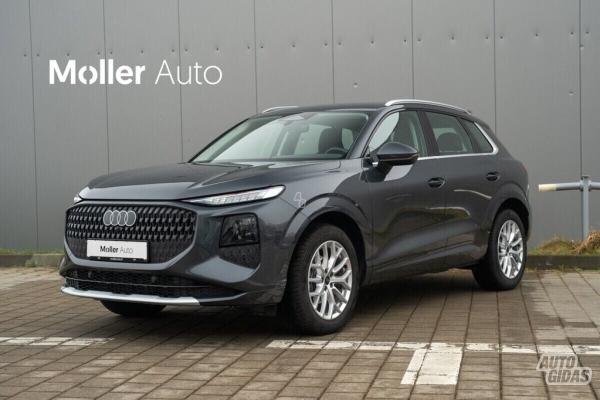 Pelēks Audi Q3 2026 Viļņa, ar dzinēja tilpumu 1.50 L un nobraukumu 2 tūkst. km par 39300 €, foto 1 vietnē AUTOMOTO.COM.LV