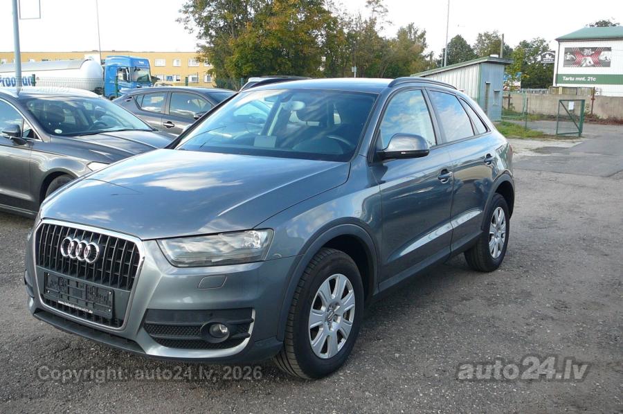 Pelēks Audi Q3 2013 Jehvi, ar dzinēja tilpumu 2.00 L un nobraukumu 268 tūkst. km par 9800 €, foto 1 vietnē AUTOMOTO.COM.LV