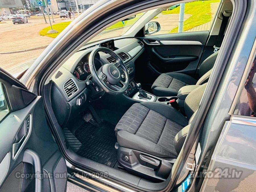 Grey Audi Q3 2018 in Tallinn, with an engine capacity of 1.40 L and mileage of 55 thousand km for 16900 €, photo 7 on AUTOMOTO.COM.LV