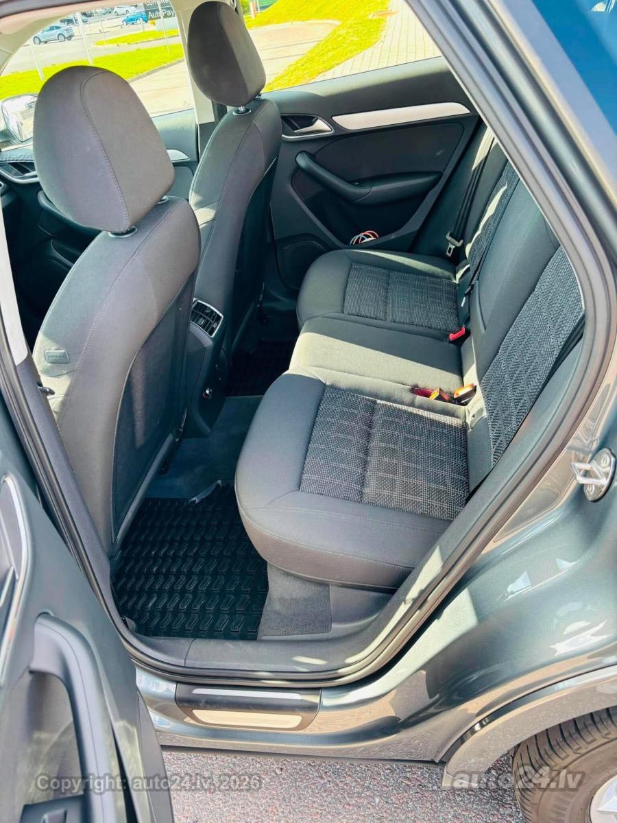 Grey Audi Q3 2018 in Tallinn, with an engine capacity of 1.40 L and mileage of 55 thousand km for 16900 €, photo 8 on AUTOMOTO.COM.LV