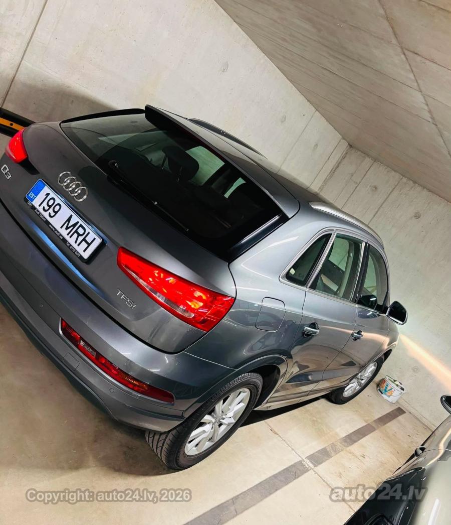 Grey Audi Q3 2018 in Tallinn, with an engine capacity of 1.40 L and mileage of 55 thousand km for 16900 €, photo 10 on AUTOMOTO.COM.LV