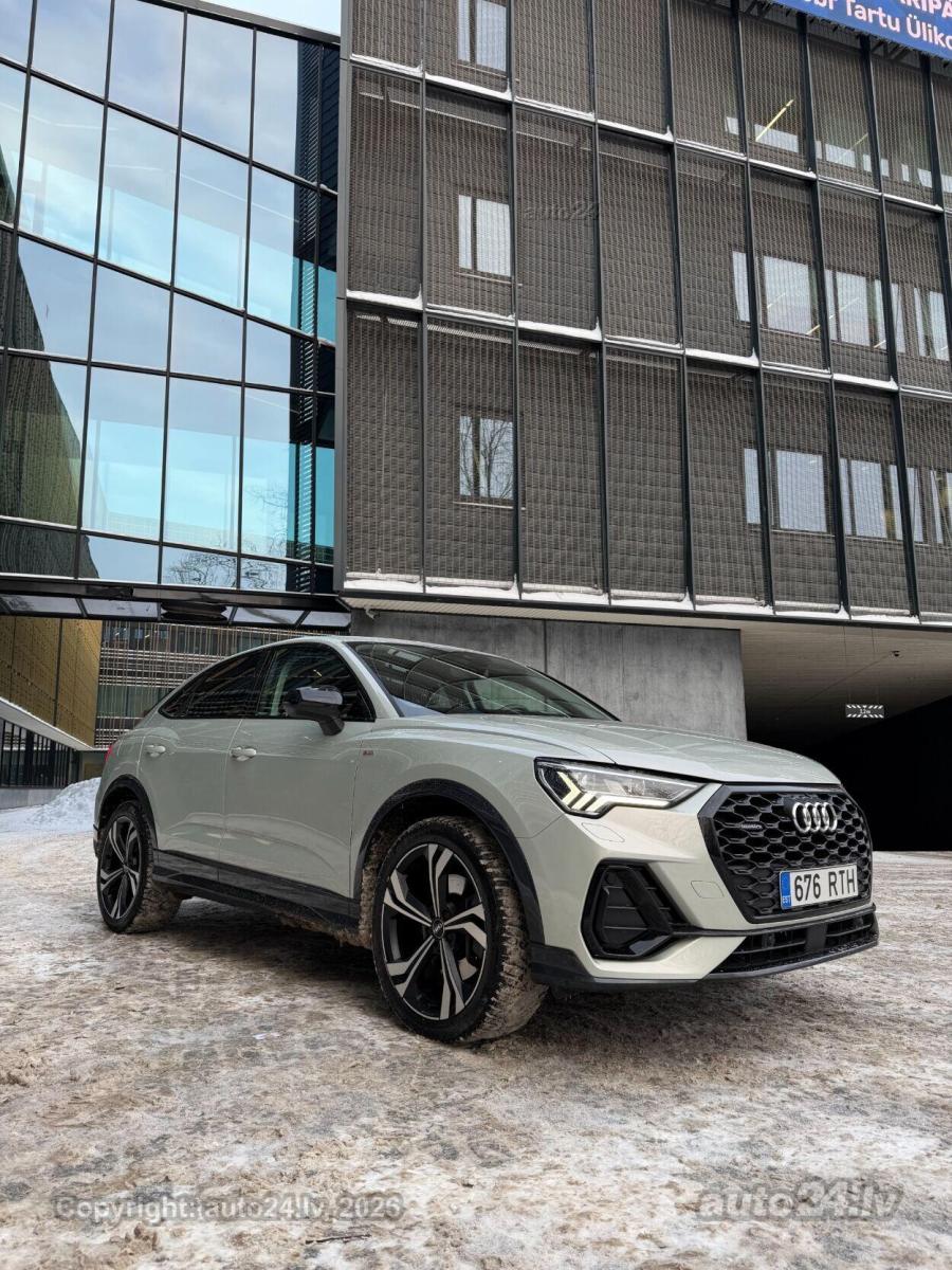 Grey Audi Q3 2020 in Tartu, with an engine capacity of 2.00 L and mileage of 74 thousand km for 26999 €, photo 5 on AUTOMOTO.COM.LV