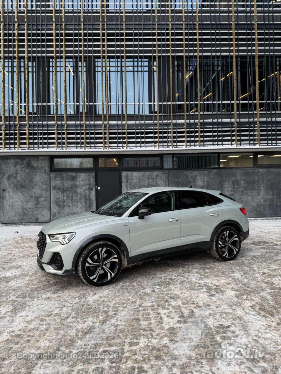 Grey Audi Q3 2020 in Tartu, with an engine capacity of 2.00 L and mileage of 74 thousand km for 26999 €, photo 9 on AUTOMOTO.COM.LV