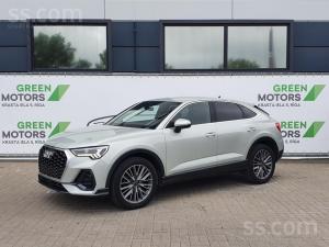 Pelēks Audi Q3 2023 Rīga, ar dzinēja tilpumu 1.50 L un nobraukumu 41 tūkst. km par 32500 €, foto  vietnē AUTOMOTO.COM.LV