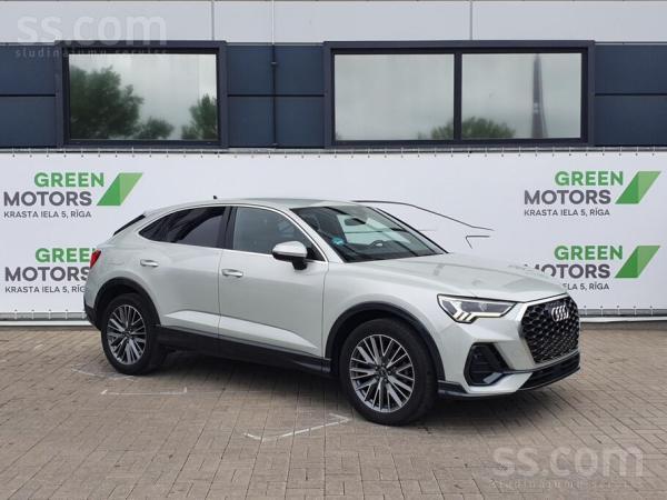 Pelēks Audi Q3 2023 Rīga, ar dzinēja tilpumu 1.50 L un nobraukumu 41 tūkst. km par 32500 €, foto 2 vietnē AUTOMOTO.COM.LV
