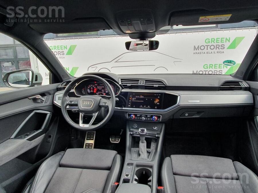 Pelēks Audi Q3 2023 Rīga, ar dzinēja tilpumu 1.50 L un nobraukumu 41 tūkst. km par 32500 €, foto 8 vietnē AUTOMOTO.COM.LV