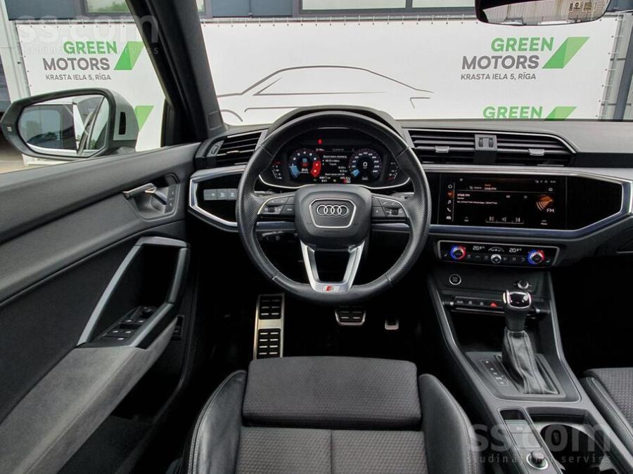 Pelēks Audi Q3 2023 Rīga, ar dzinēja tilpumu 1.50 L un nobraukumu 41 tūkst. km par 32500 €, foto 13 vietnē AUTOMOTO.COM.LV