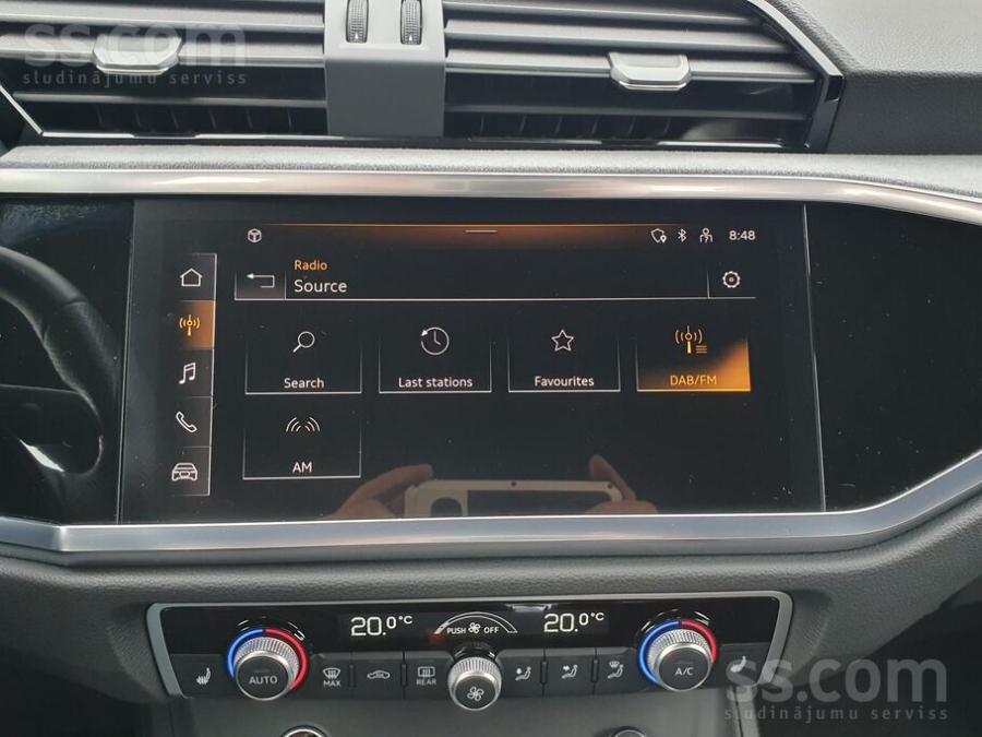Pelēks Audi Q3 2023 Rīga, ar dzinēja tilpumu 1.50 L un nobraukumu 41 tūkst. km par 32500 €, foto 18 vietnē AUTOMOTO.COM.LV